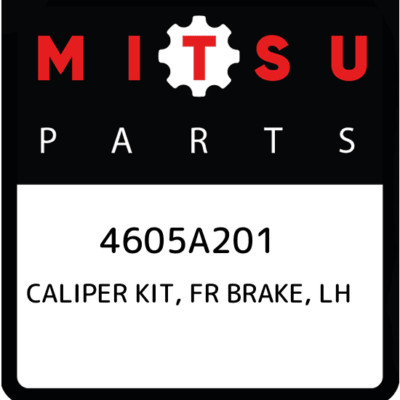 4605A201 Mitsubishi Caliper kit, fr brake, lh 4605A201, New Genuine OEM ...