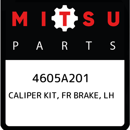 4605A201 Mitsubishi Caliper kit, fr brake, lh 4605A201, New Genuine OEM ...