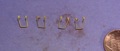 HO/HOn3 BRASS FREIGHT CAR STIRRUP STYLE STEPS WISEMAN BACK SHOP PARTS ...