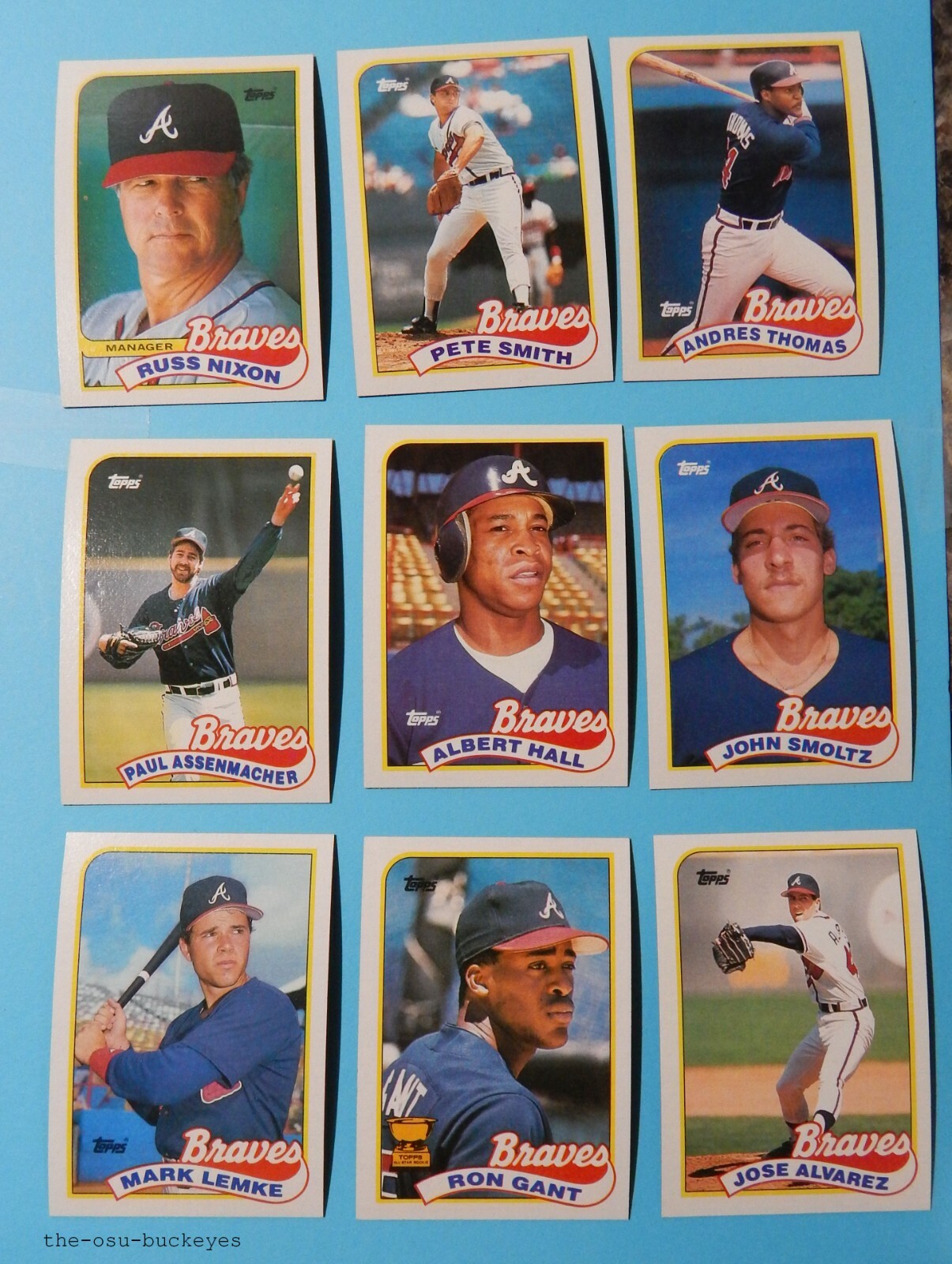 1989 Topps Atlanta Braves Team Set 29 Cards Steve Avery Dale Murphy ...