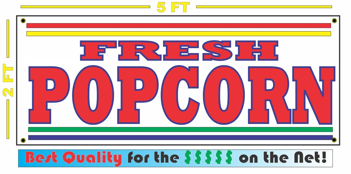 Popcorn Carnival Sign