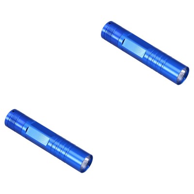 2 Pack Mini Flashlight Keychain Flat Pocket Flashlights Small Torch | eBay