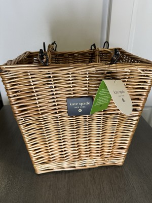 Kate Spade x Target Exclusive Woven Bicycle Basket IN HAND | eBay