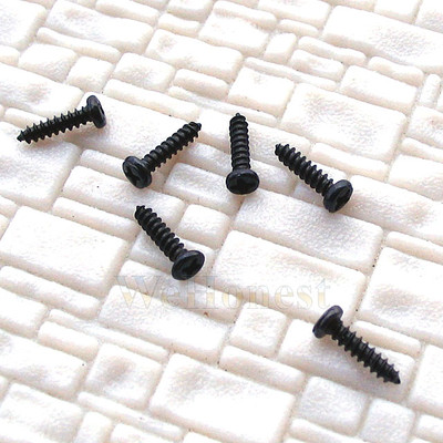 1000 pcs Mini Tiny Black Self Tapping Track Screws 1.4mm x 6mm | eBay