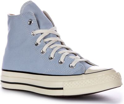 Converse A06519C Chuck 70 Cloudy Hi Top Womens Trainer In Light Blue UK ...