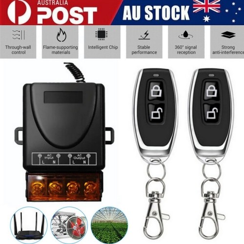 Universal 433Mhz Remote Control Wireless Switch DC 12V 24V 72V 30A ...