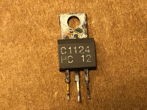 Genuine Vintage 2SC1124 transistor for Pioneer SX-828 C1124 Guaranteed ...