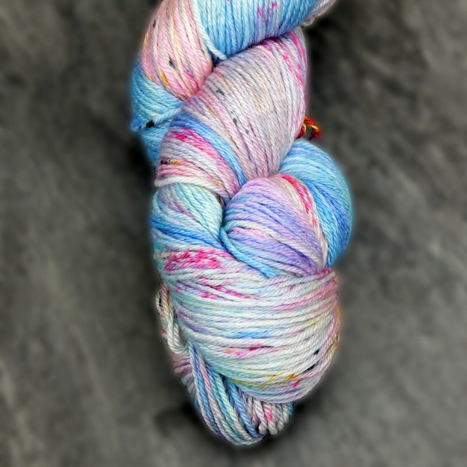 4 Ply Yarn Merino Silk Fingering Sock 100g Hand Dyed wool knitting ...