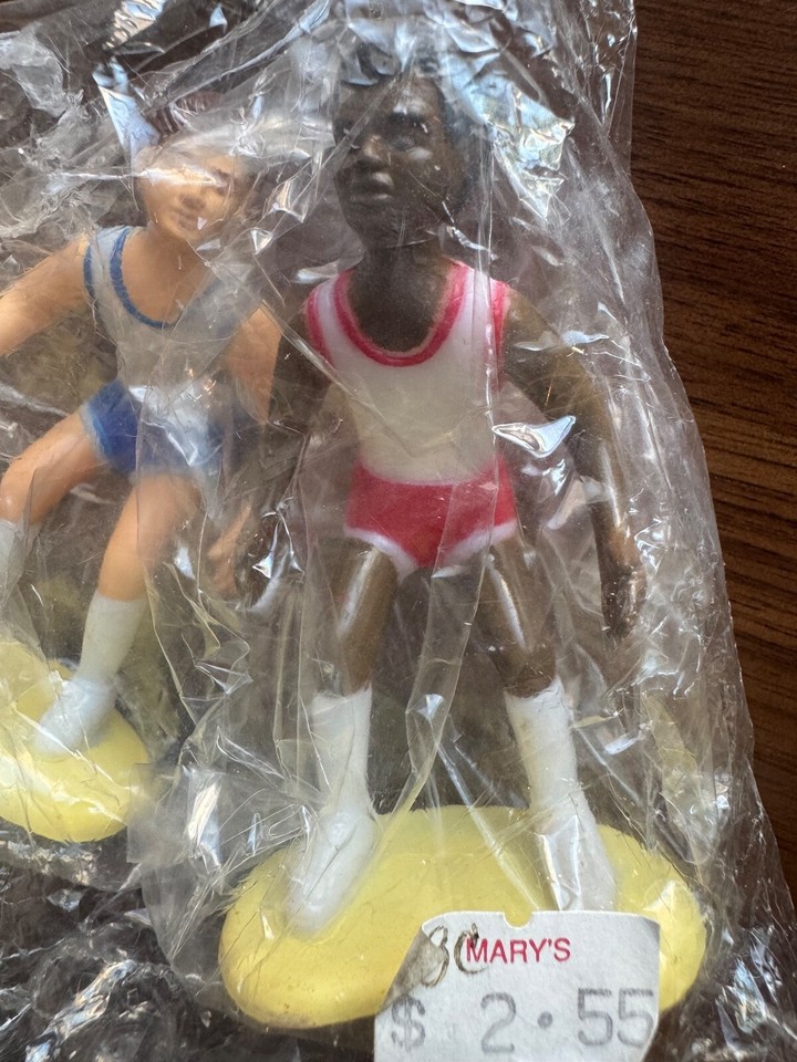 Vintage Cake Toppers 1990 Bakery Crafts Basketball Players NEW Birthday ...