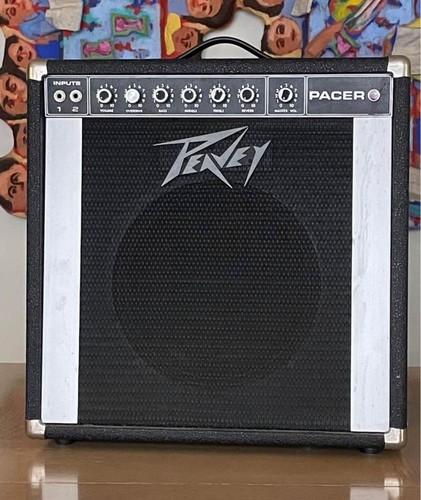 VINTAGE PEAVEY PACER 100 SS 1x12 Guitar Amp w/ Eminence Legend 1275 ...