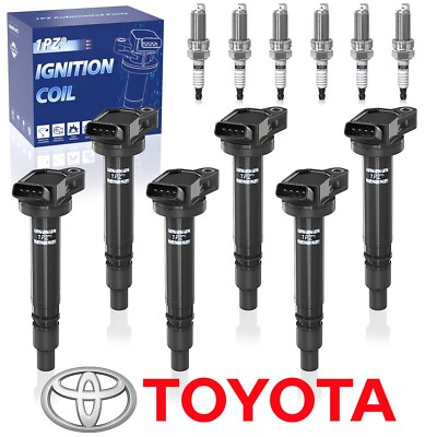 6x Ignition Coil Spark Plug For DENSO 673-1309 Toyota Lexus IS350 GS350 ...