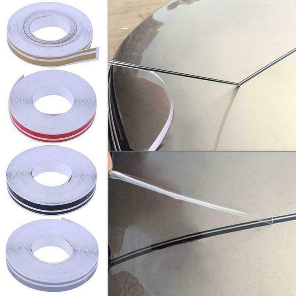 Double Line Tape Car Decal Striping Pin Stripe Steamline Vinyl Black ...