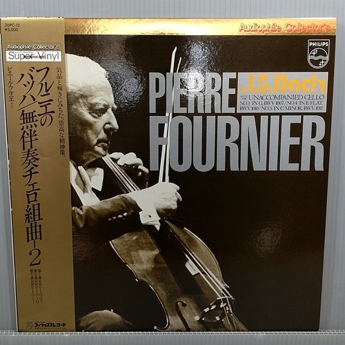 LP Pierre Fournier – J.S.Bach Suite For Unaccompanied Cello 2 Vinyl ...