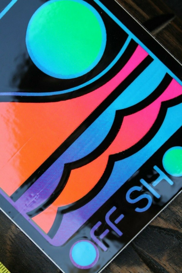 Off Shore Surfboards Beach Neon 80's Sunset Hawaii OG Vintage Surfing ...