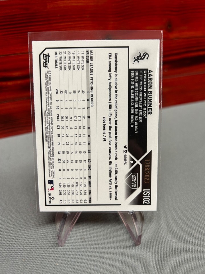 2023 Topps Update #US102 Gold Aaron Bummer #1788/2023 | eBay