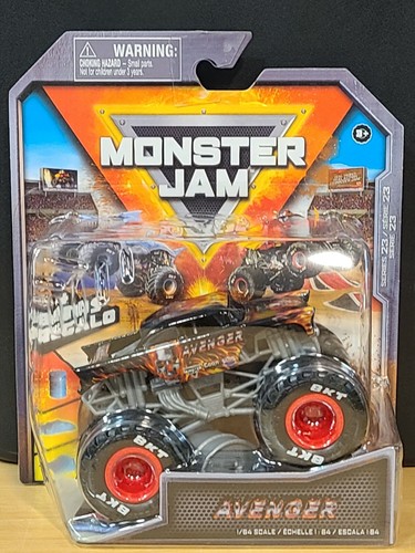 Buy Avenger FIRE MONSTER JAM Arena Favorites Truck 2022 164 Spin Master ...