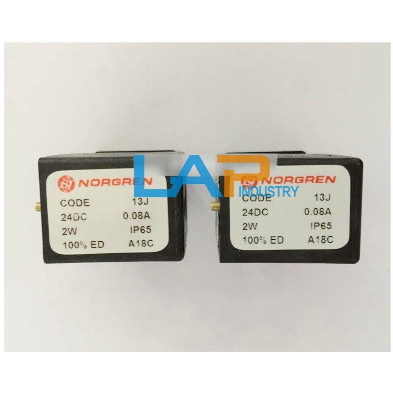 1Pcs New For NORGREN solenoid valve coil 13J 24VDC 0.08A 2.0W | eBay