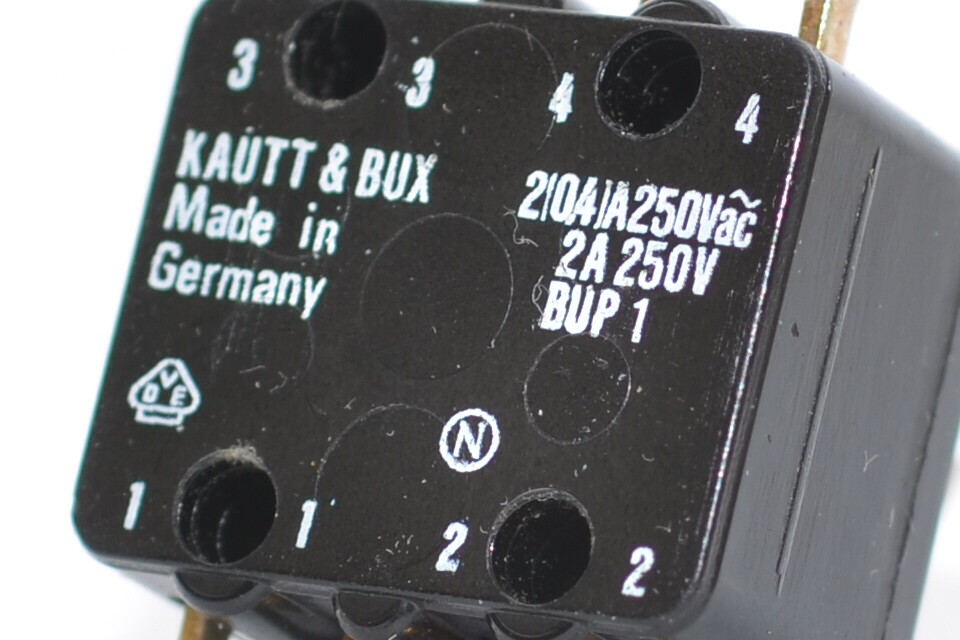 Kipp-Schalter / Umschalter Kautt & Bux Typ BUP1, 2 A / 250 V, Toggle ...