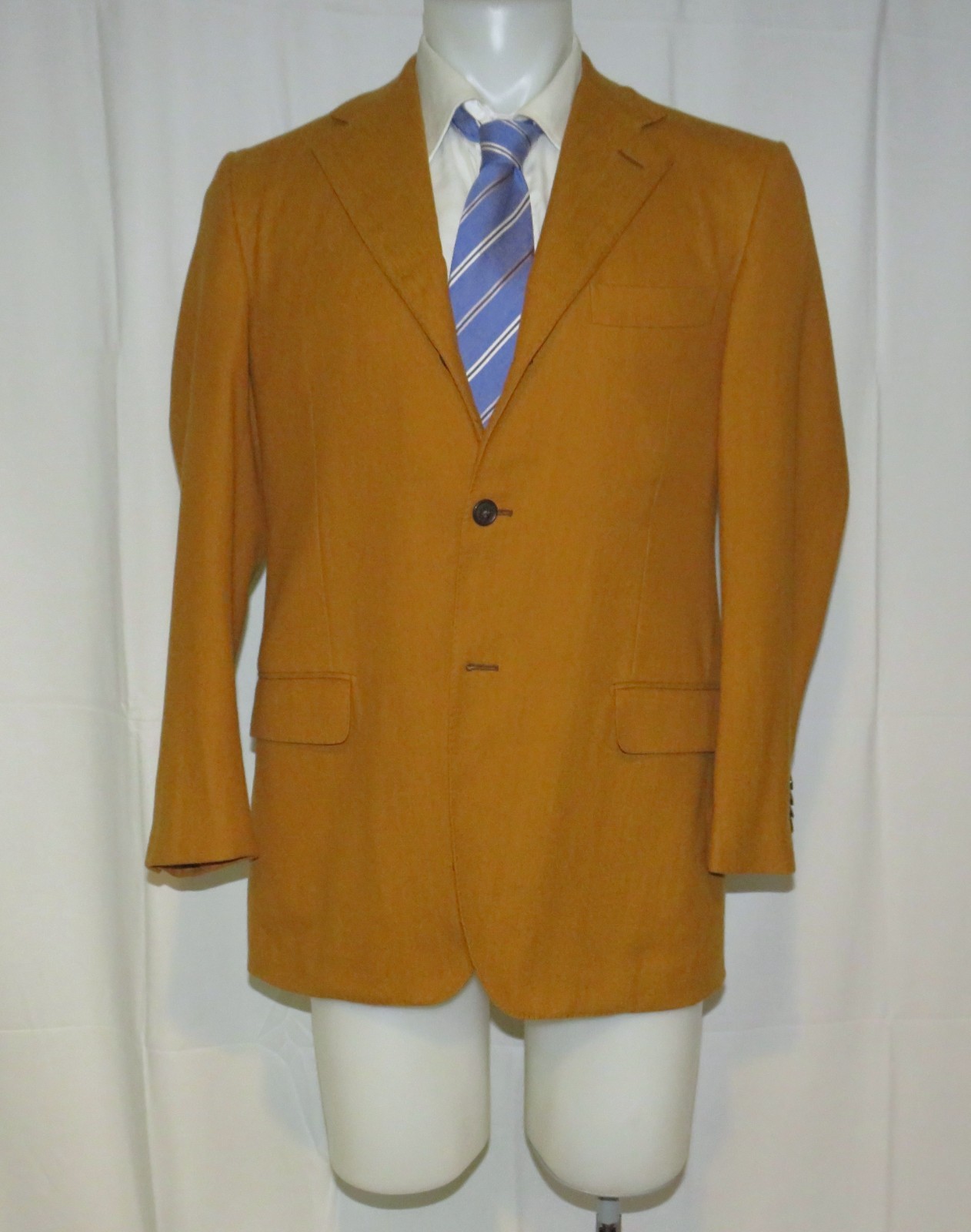 Venanzi Vicuna Tan Cashmere Blend Three Button Sport … - Gem