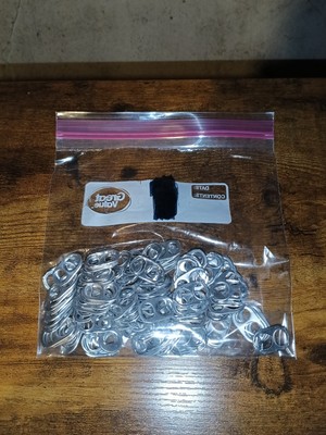 100 Aluminum Pull Tabs Soda Pop Tops Beer Can Craft Projects | eBay