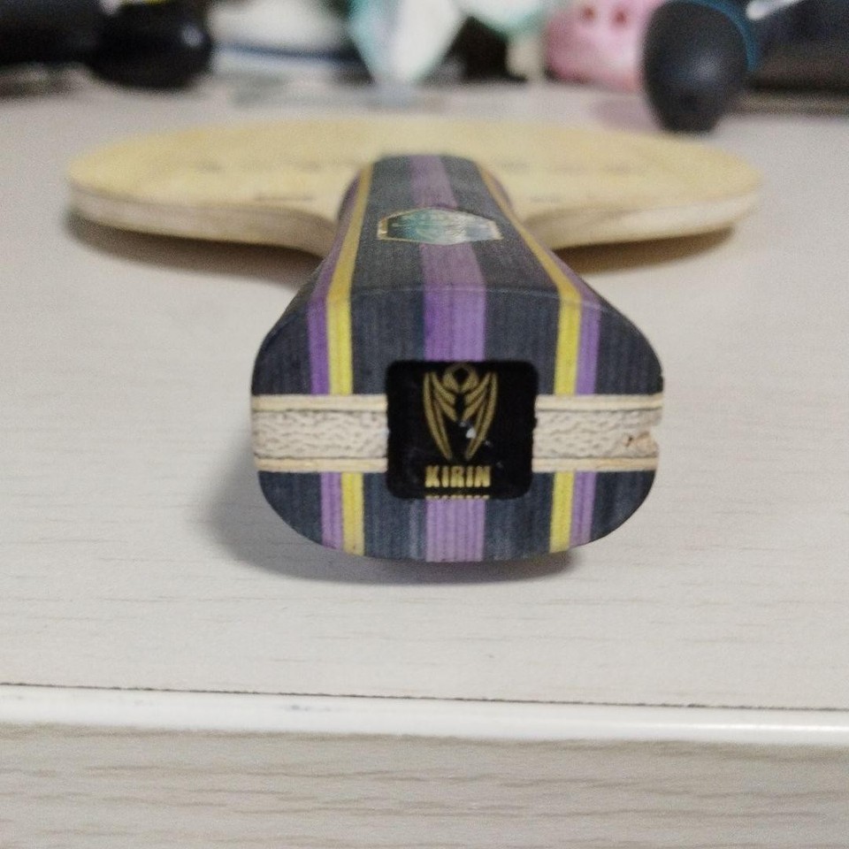 KIRIN Loki K3 Table Tennis Racket 7-Ply Wood Speed 78 Control 32 Spin ...