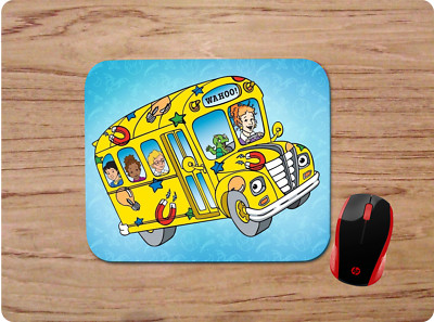 THE MAGIC SCHOOL BUS CUSTOM MOUSE PAD MAT NONSLIP NEOPRENE SCHOOL ...