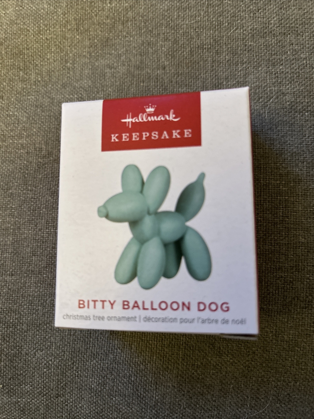 2022 Hallmark Keepsake BITTY BALLOON DOG Miniature Ornament MINT (G ...