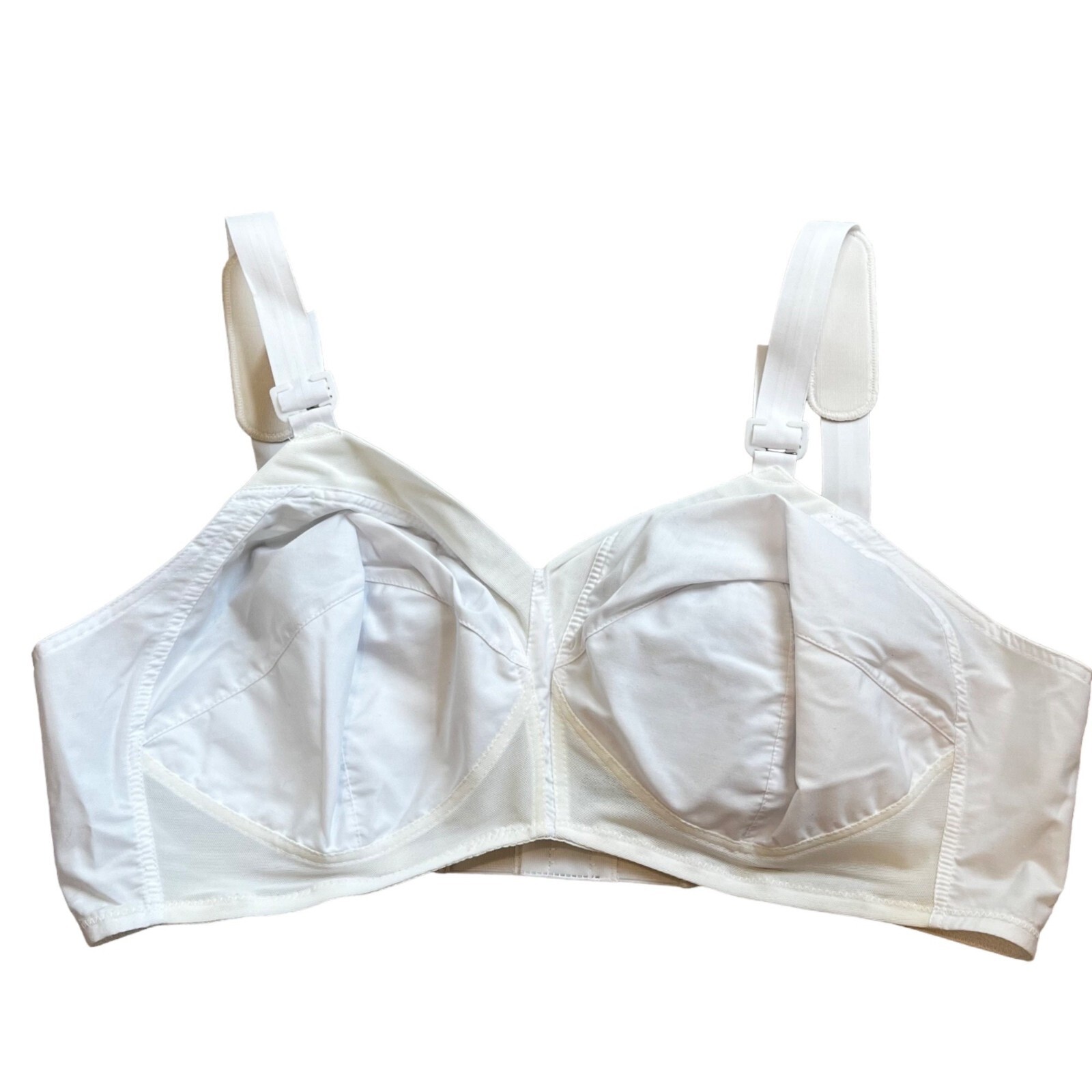 Vintage Sears 42D #54646 White Harness No Wire Bra Ad… - Gem