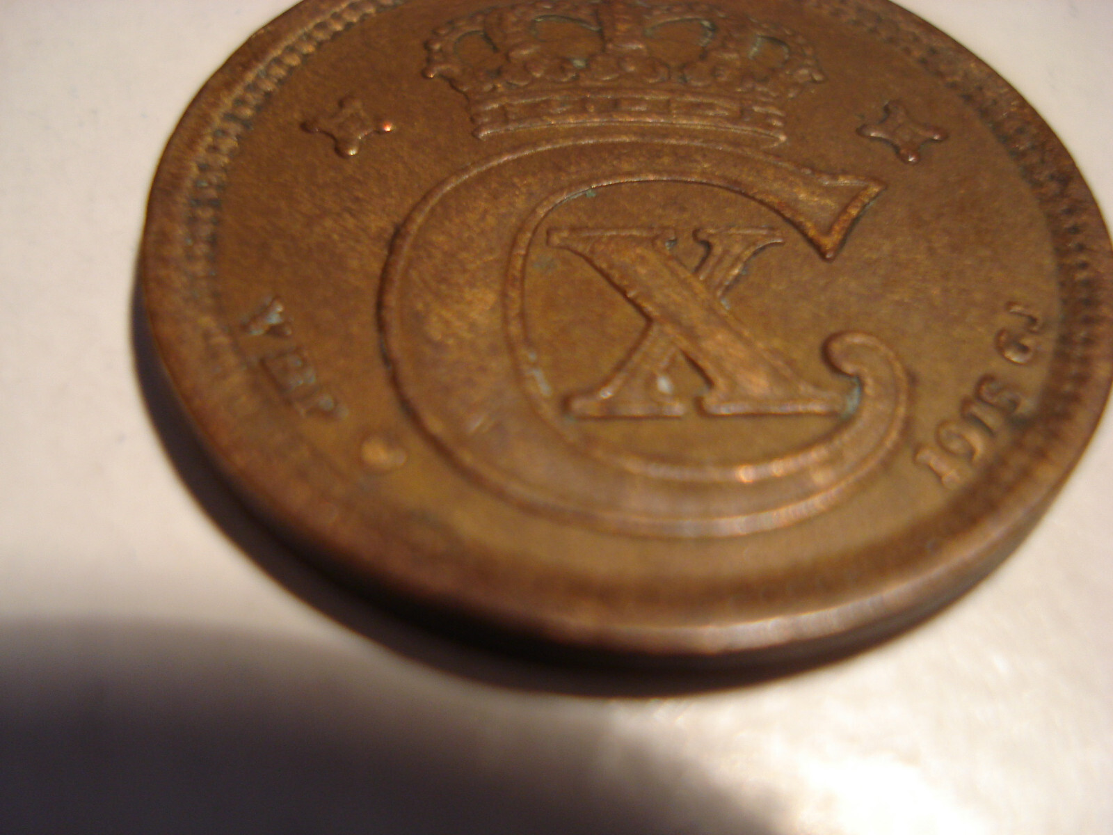 1915 Denmark 2 Ore VBP GJ KM813 World Coin USA Bronze | eBay