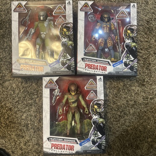 Set of All 3 Lanard Toys Predator Hunter Series 7 inch Figure Walmart ...