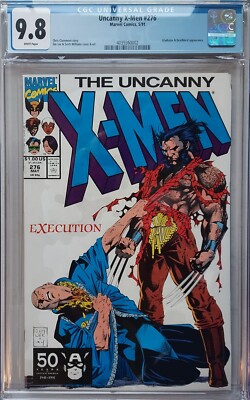 Uncanny X-Men 276 CGC 9.8 ICONIC Jim Lee cover 4039360002 Must Have | eBay