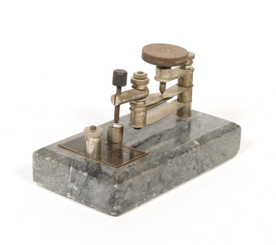 1909 J.J. Duck Ferron Detector For Early Spark Era Radio Receiving Sets ...