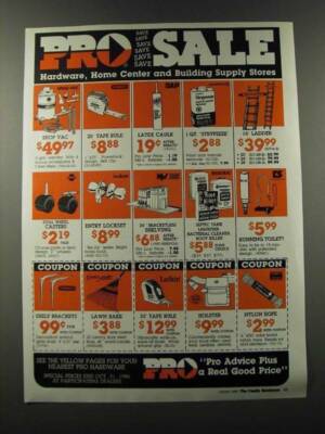 1986 Pro Hardware Store Ad - Pro Sale | eBay