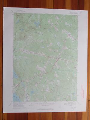Candia New Hampshire 1971 Original Vintage USGS Topo Map | eBay