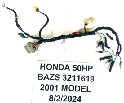 Honda Outboard remote control cable assy 32520-ZV5-820 40-50hp | eBay