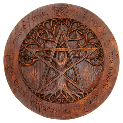Large Tree Pentacle Plaque - Dryad Designs - Pagan Wicca Wiccan ...
