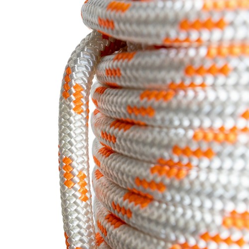5/8" x 150' Double Braid Rope, Arborist Bull Rope, Rigging Line, Hoist ...