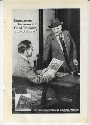 Vintage PRUDENTIAL INSURANCE : Print Ad | eBay