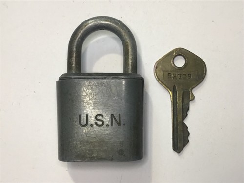 Vintage Padlock Slaymaker w/Key Working Rare USN Reverse💥 | eBay