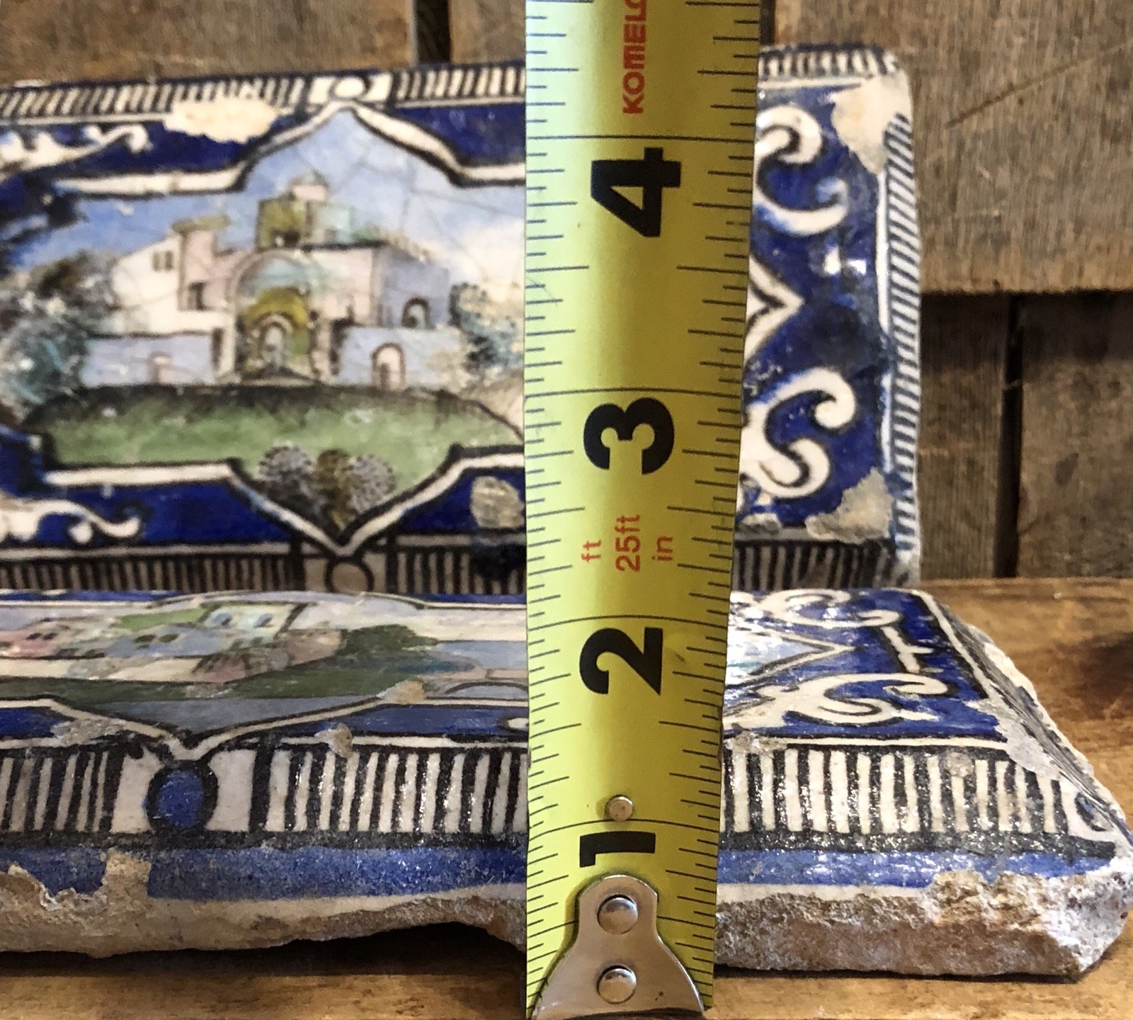 Beautiful Authentic Antique European Greek Decorative Ceramic Tiles ...