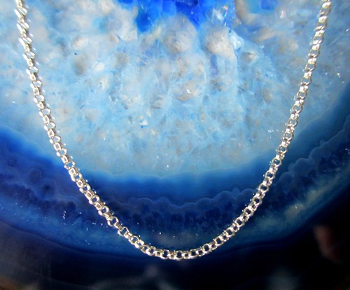 Ω Fine Anchor Chain Links Chain Sterling Silver 925 45 CM Silver Chain ...
