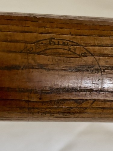 Early Spalding Mushroom Baseball Bat | eBay