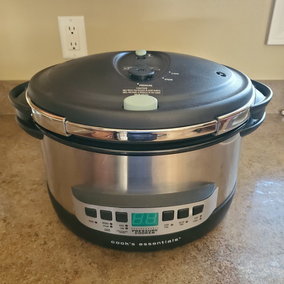 Cooks Essentials 6 qt Electric Pressure Cooker Programmable CEPC660 | eBay