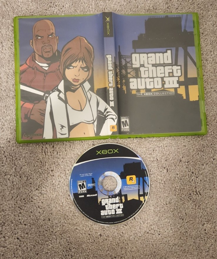 Grand Theft Auto III GTA 3 The Xbox Collection - Microsoft Xbox Same ...