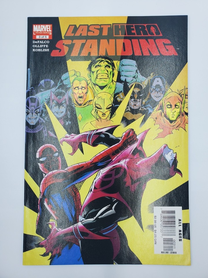 Who will Be The Last Hero Standing # 1-5 Complete Set Full Run MARVEL ...
