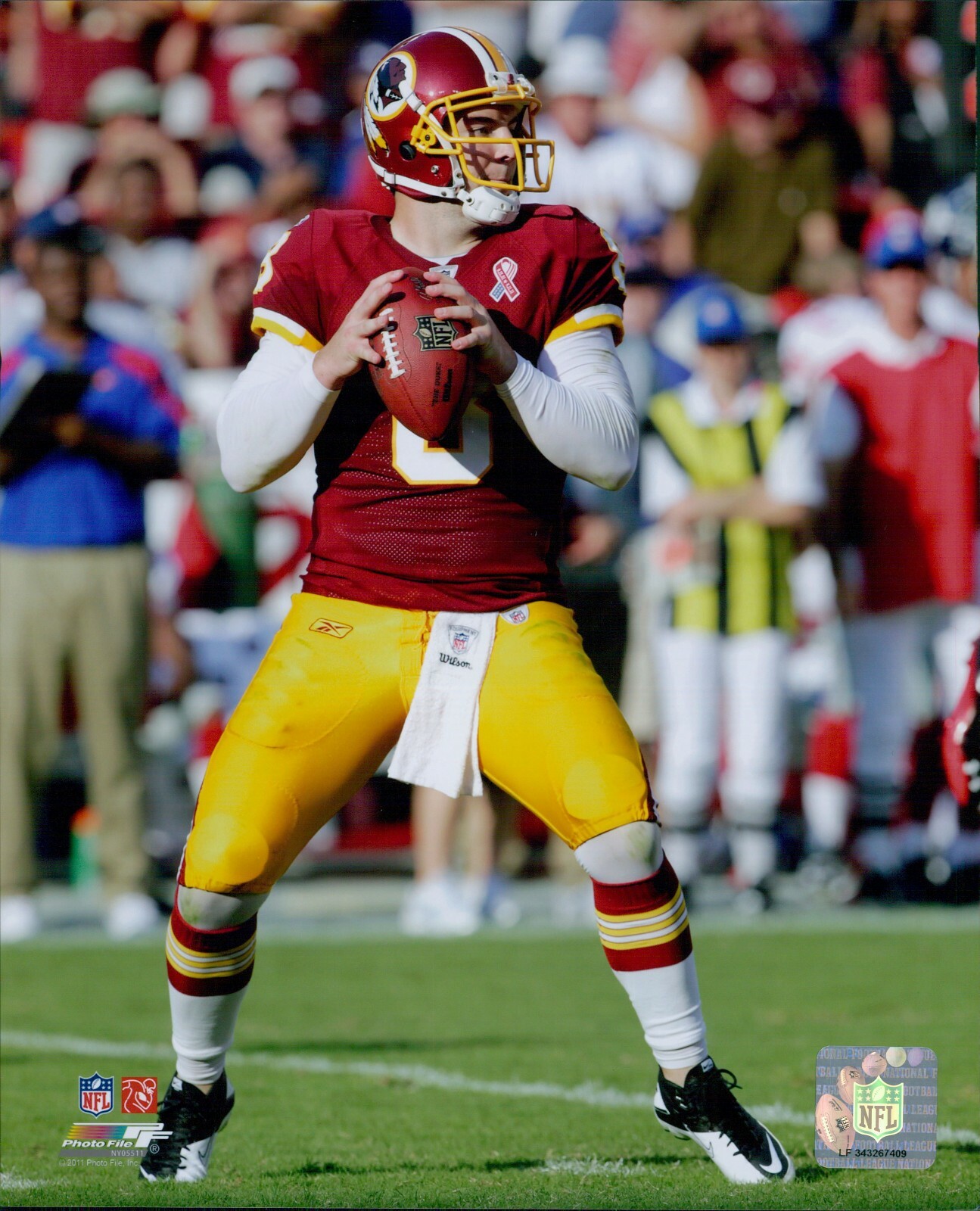 Rex Grossman Washington Redskins NFL Licensed Unsigned Glossy 8x10 ...