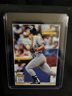 1994 Tim Salmon Score #635 MLB California Angels Baseball Card ROY In ...