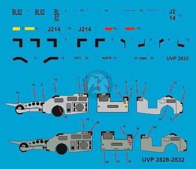 Peddinghaus 1/48 USAF MJ-1B Bomb Loader Jammer Markings (Verlinden 2832 ...
