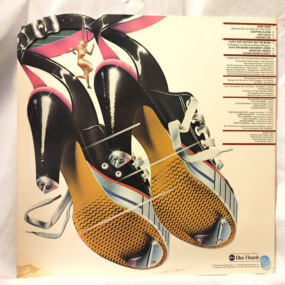 Vintage The Pointer Sisters – Going Down Slowly LP Vinyl Record [6021 ...