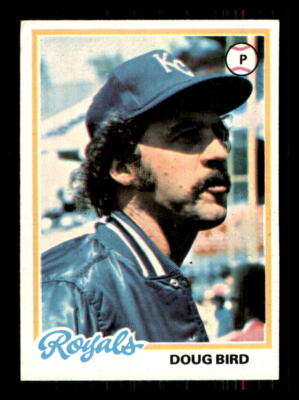 1978 Baseball Topps Doug Bird Kansas City Royals #183 | eBay
